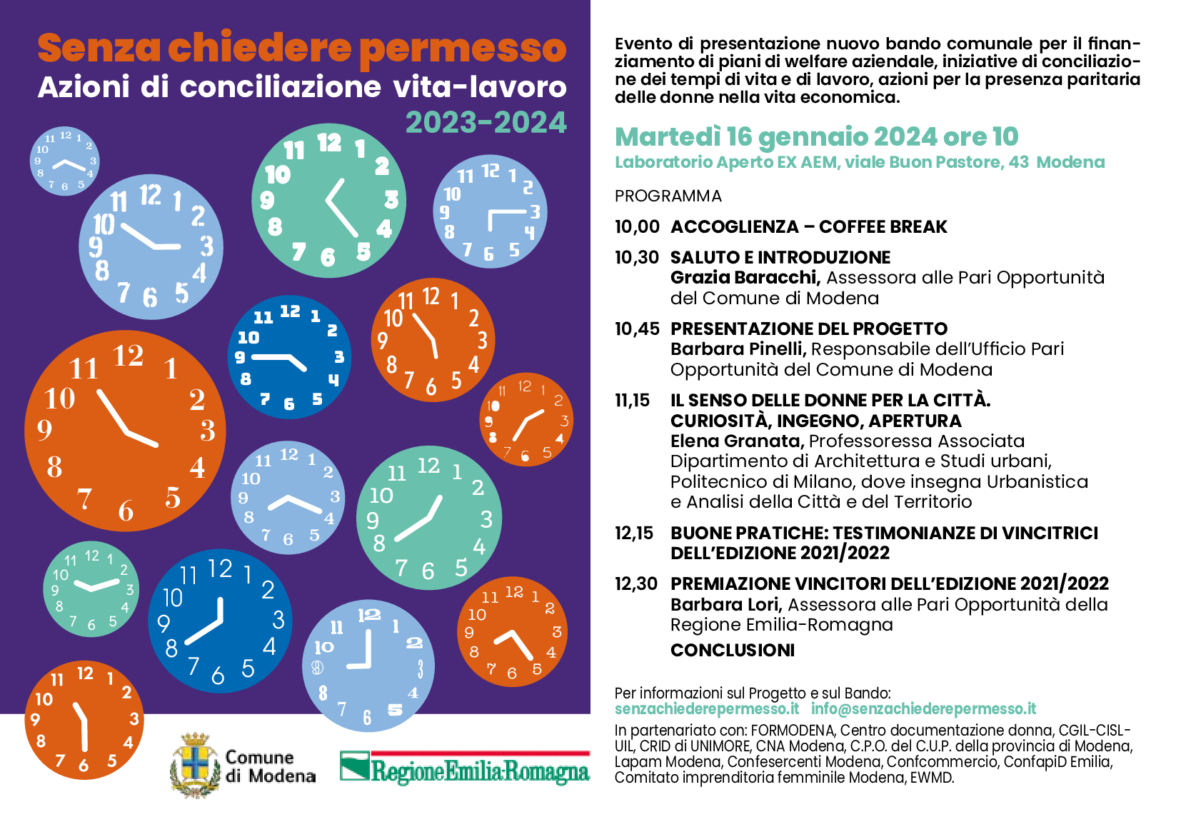 Senza chiedere permesso. Azioni di conciliazione vita lavoro. – Ordine ...